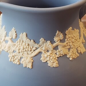 Vintage Dudson Hanley Jasperware Pitcher - Lion Head Jasperware Pitcher ...