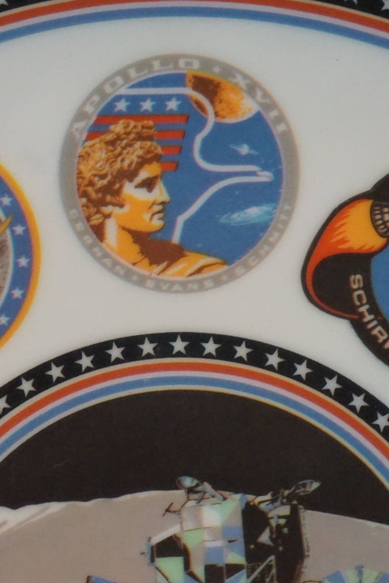 Vintage 1970s Moon Landing Plate Texas-ware Melamine Moon | Etsy