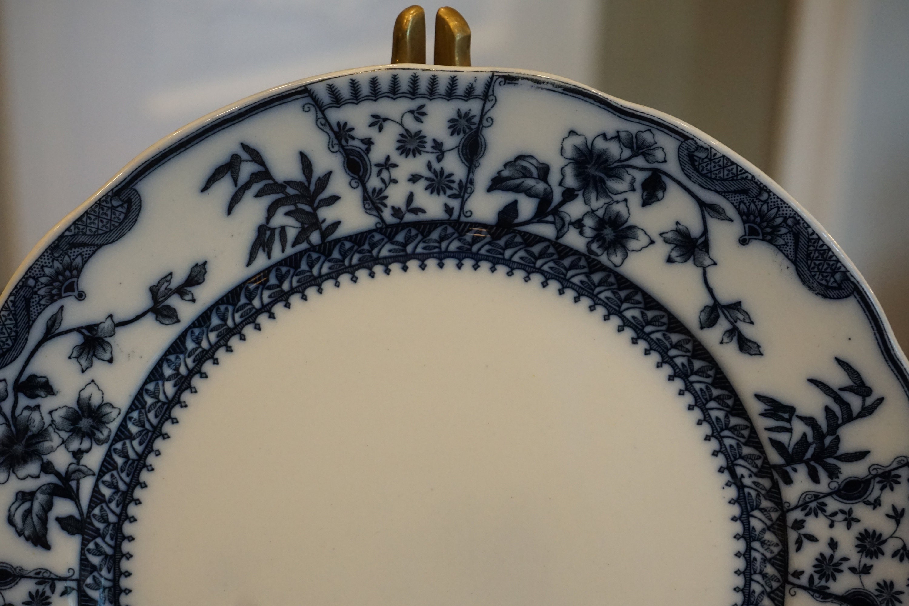 Antique Ridgways lichfield Plate Royal Semi - Etsy