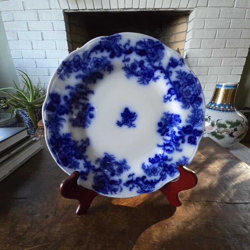 Blue Plate - Etsy