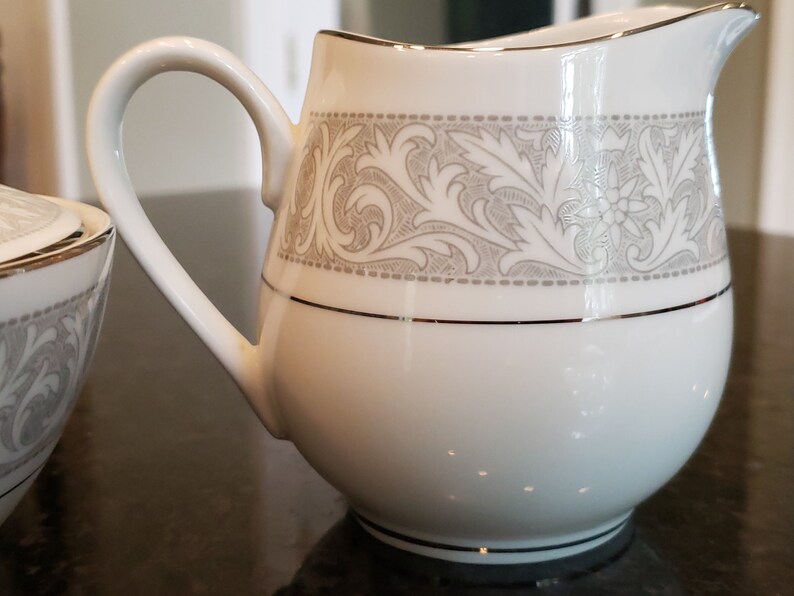 Vintage Imperial China Whitney Sugar Bowl and Creamer | Etsy