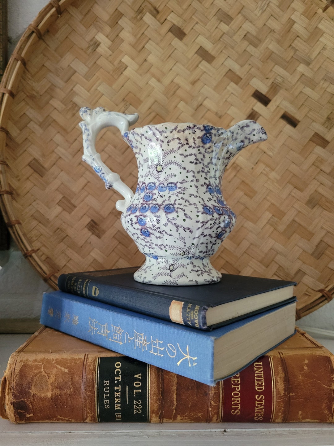 Antique Soft Paste Chetham and Robinson "floweret" Pitcher ...