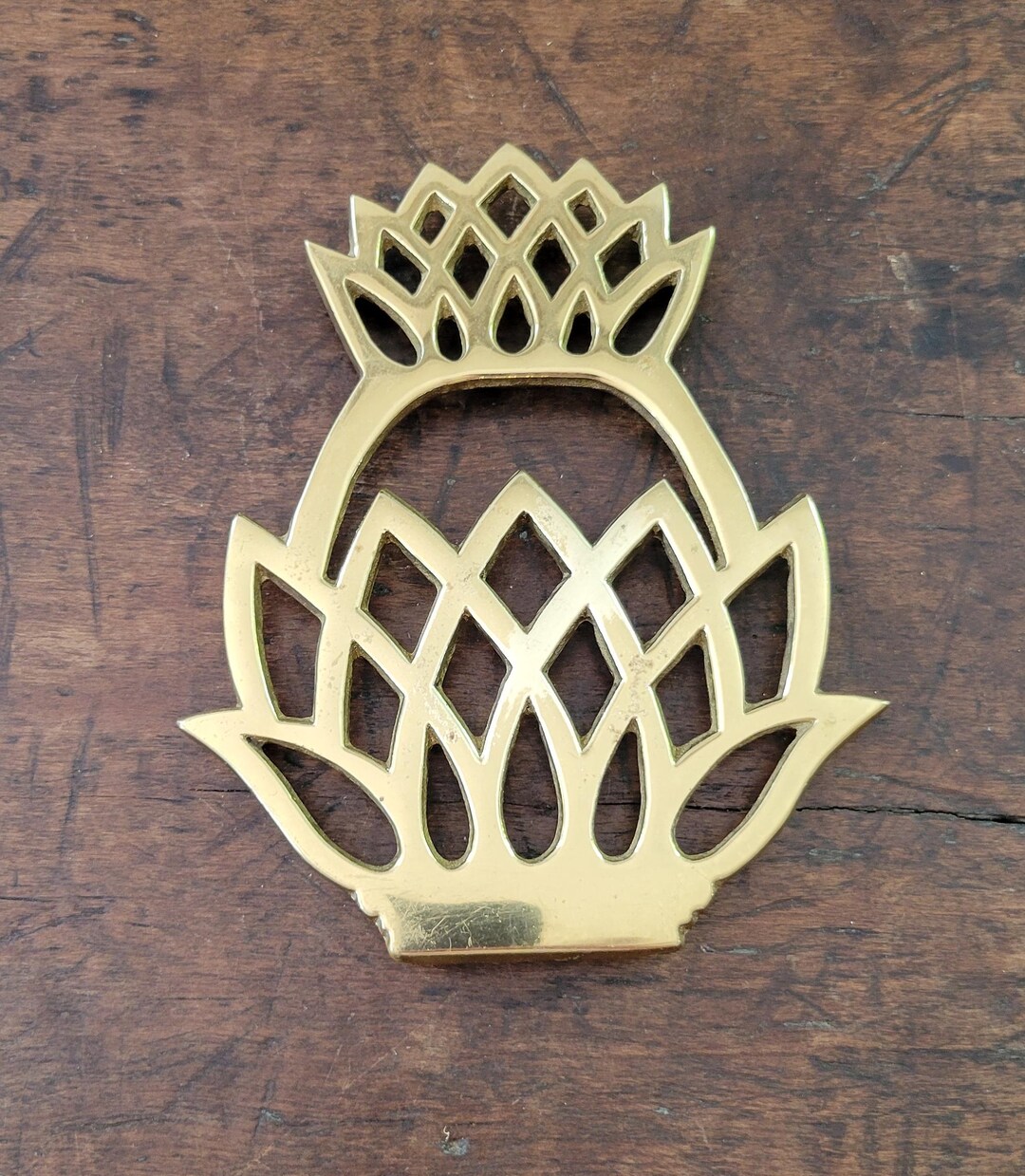 Vintage Brass Pineapple Trivet – Virginia Metalcrafters Hospitality ...