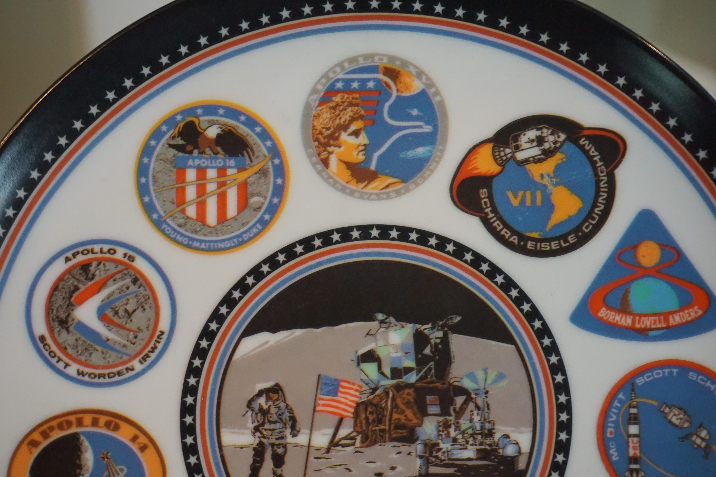 Vintage 1970s Moon Landing Plate Texas-ware Melamine Moon | Etsy