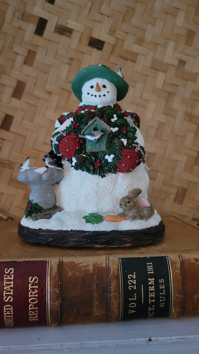 Vintage Pfaltzgraff Winterwood Snowman Figurine, 2002 Collectible - Etsy