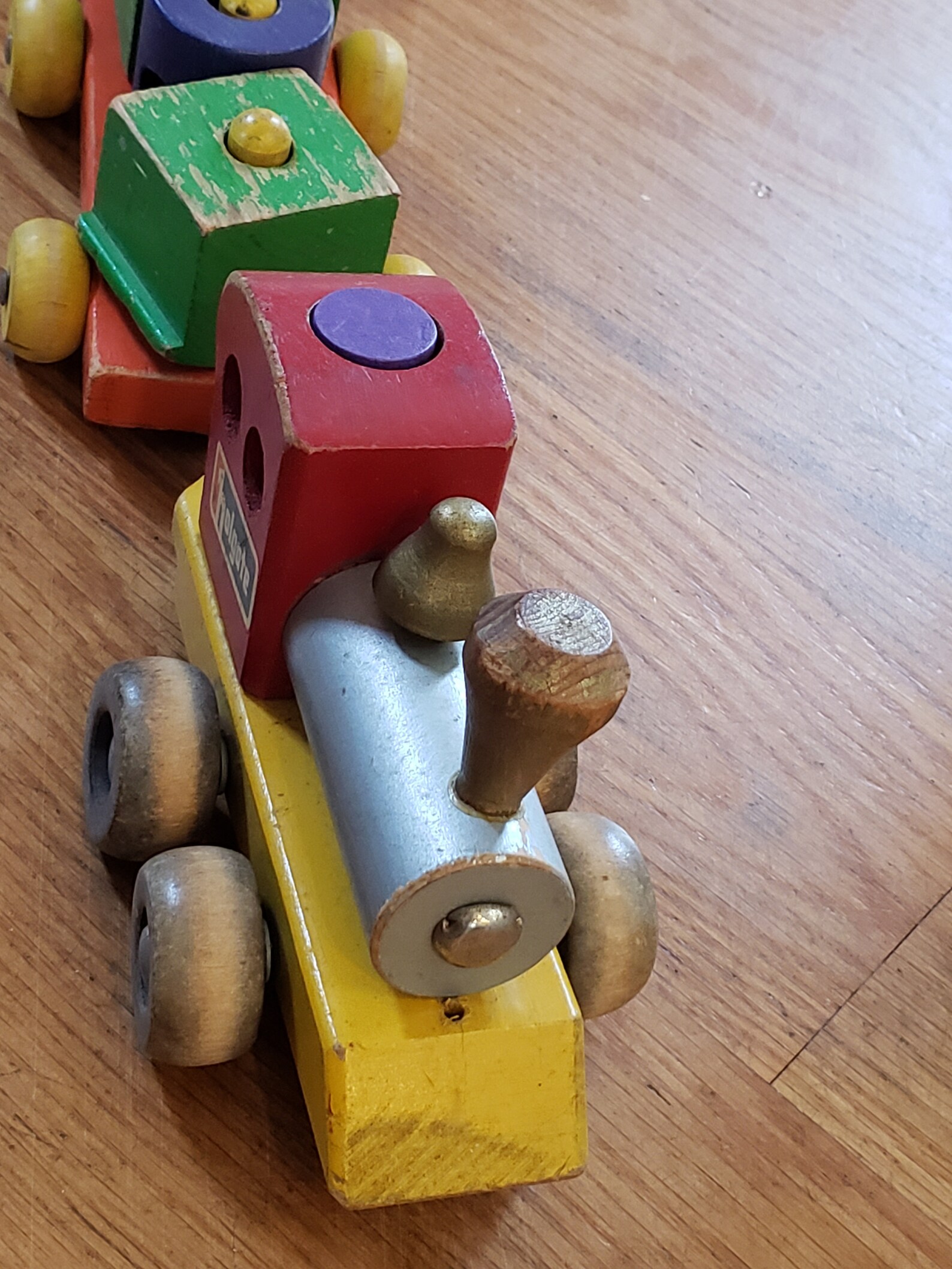 Vintage Holgate Wood Train 1970s Holgate Wooden Pull Train | Etsy