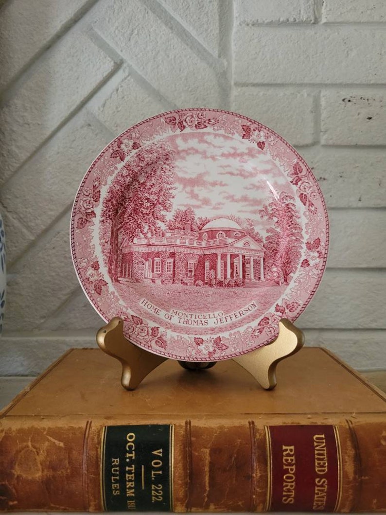 Vintage Old English Staffordshire Ware Monticello Home of - Etsy