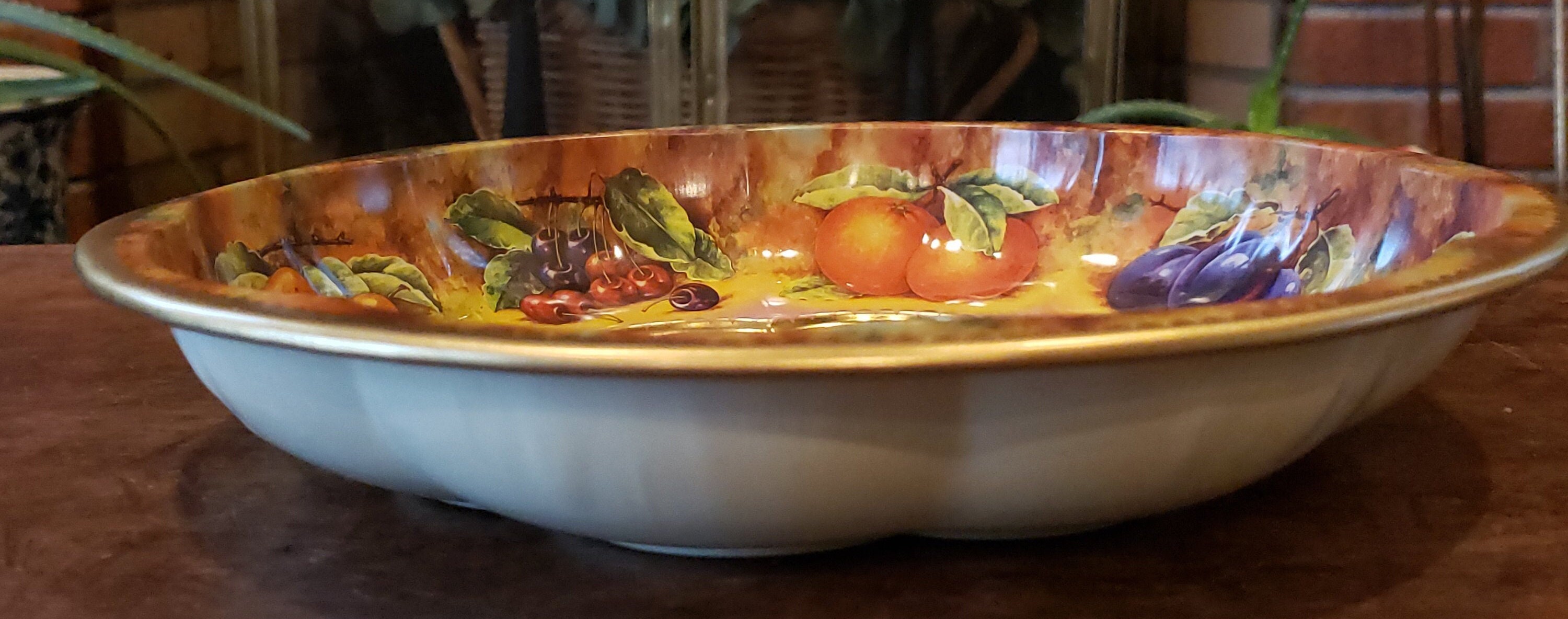 Vintage Fruit Design Tin Bowl 1970s Daher Tin Bowl - Etsy