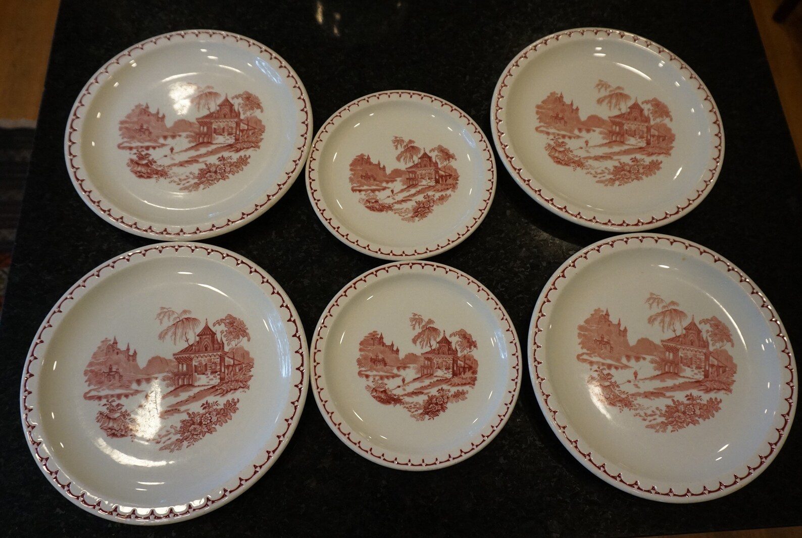Vintage Syracuse Mayfair Chinoiserie Plates – 1950s Restaurant China ...