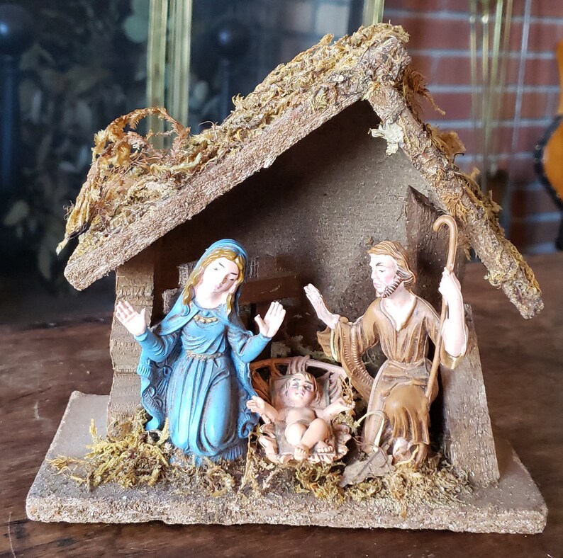 Vintage Italian Creche 1980s Nativity made in Italy | Etsy