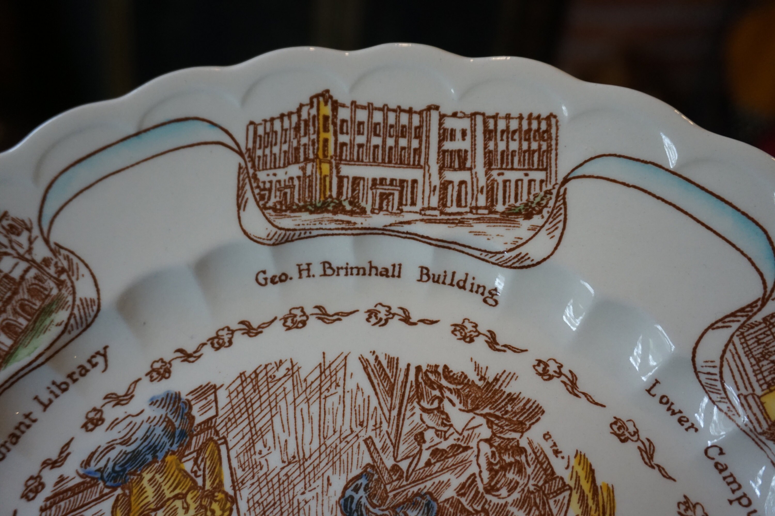 Vintage 1950 BYU Golden Jubilee Plate BYU Diamond Jubilee | Etsy