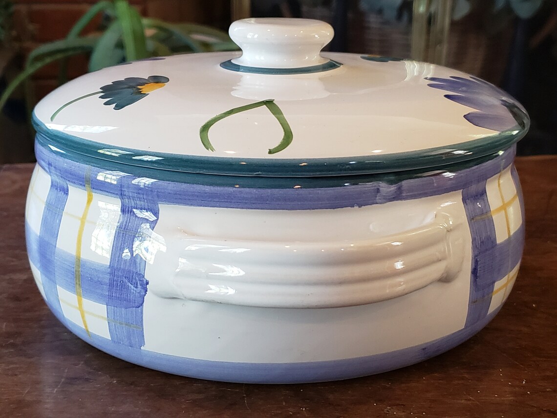 Vintage Caleca Ariosa Pattern Casserole Dish Ceramiche - Etsy