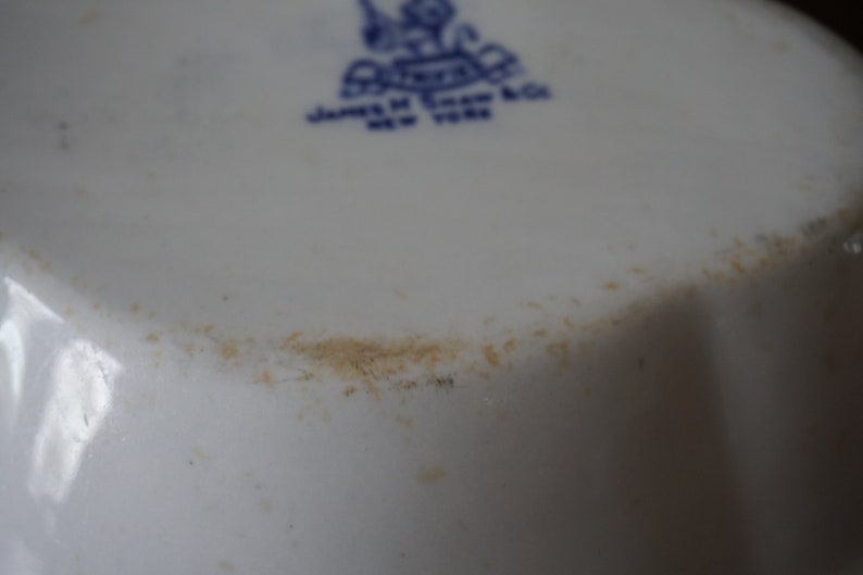 Antique 1880s delph James M Shaw and Co NY - Etsy