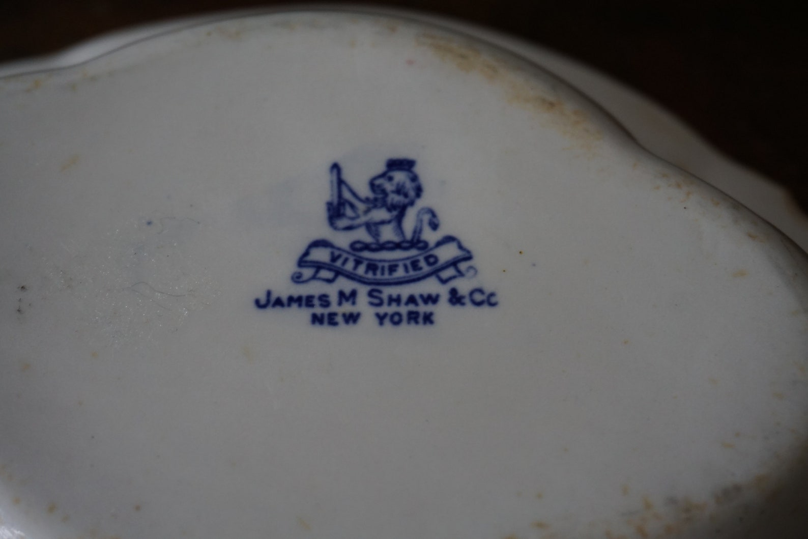 Antique 1880s delph James M Shaw and Co NY | Etsy