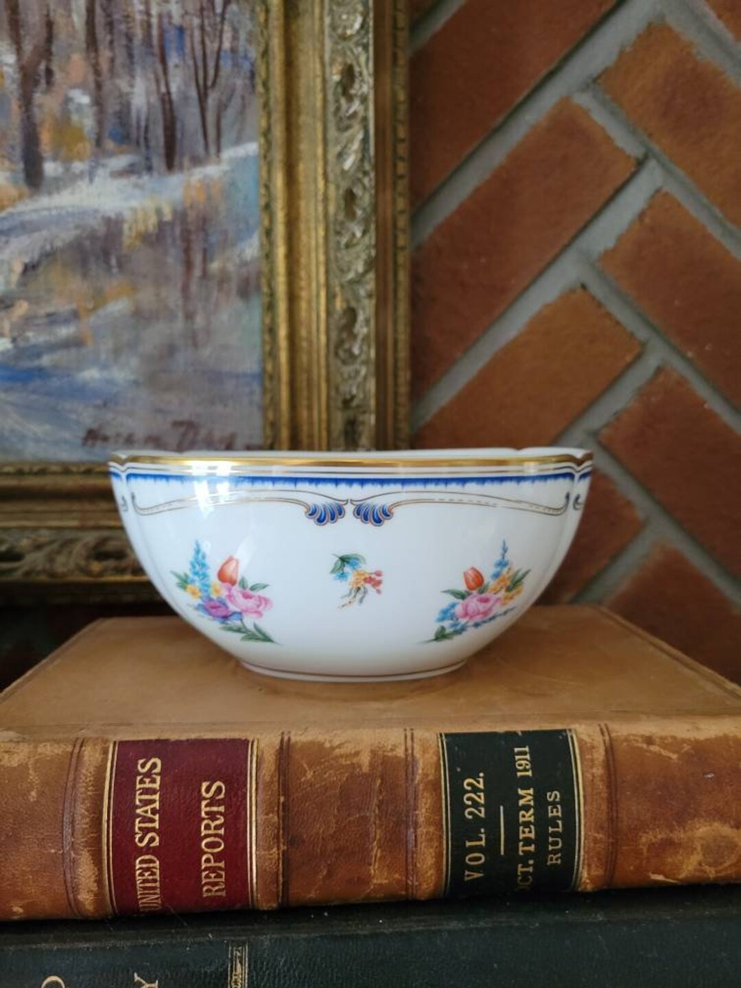 Vintage Lenox Bowl Abigail Adams Bowl by Lenox Decorative Arts of the ...