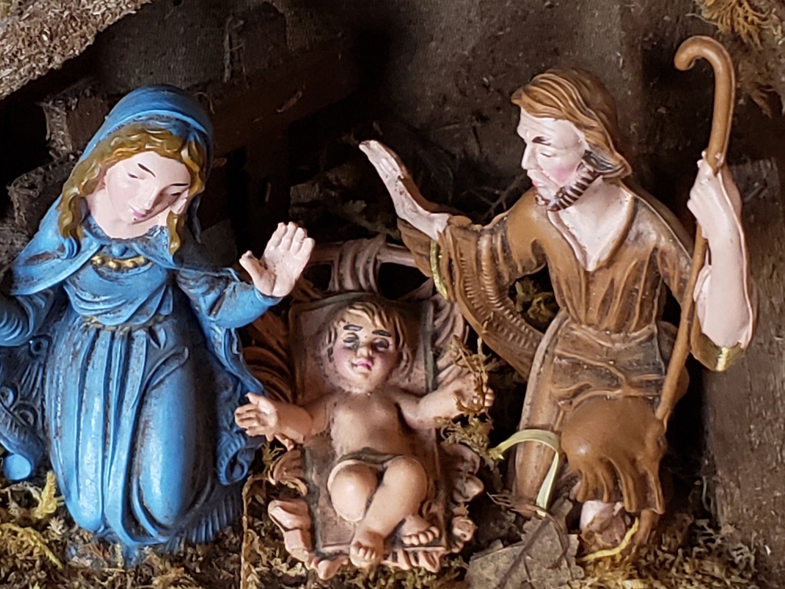 Vintage Italian Creche 1980s Nativity Made in Italy | Etsy