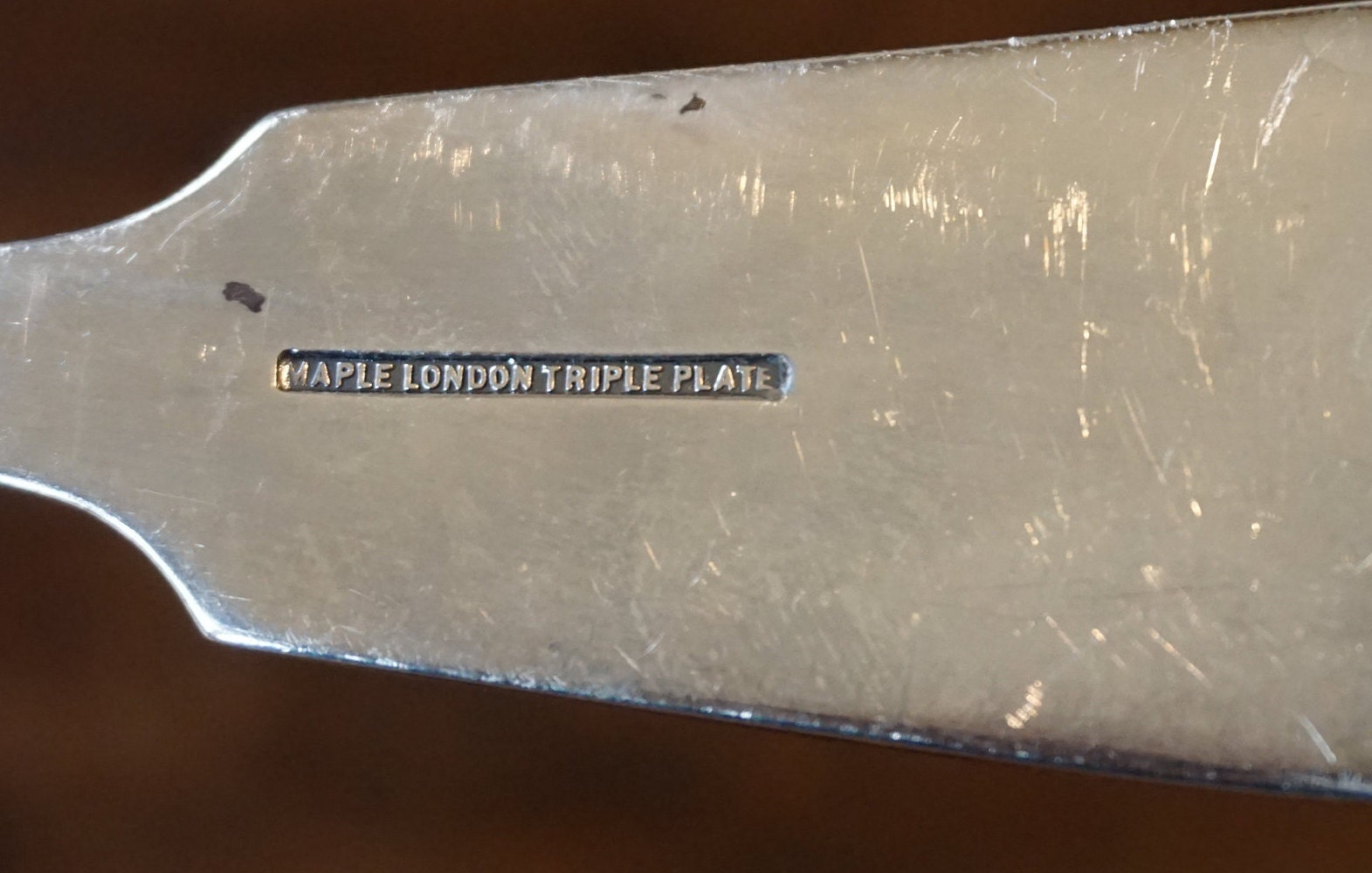 Vintage Maple London Triple Silver Plate Ladle 1900s Large | Etsy