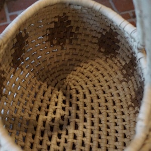 Vintage Double Handled Yucca Basket - Large Yucca Basket - Etsy