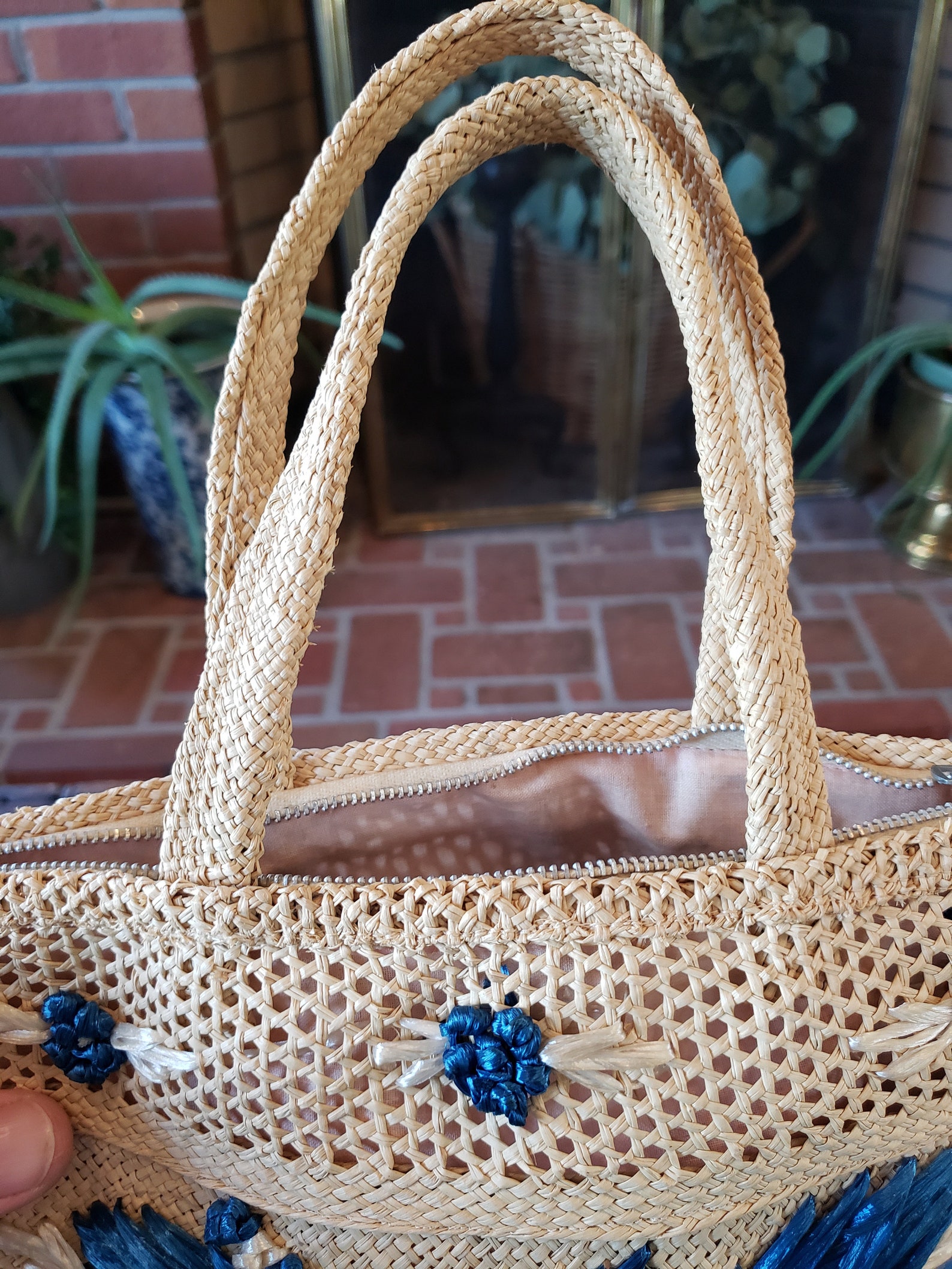 Vintage Bermuda Straw Bag Made in Bermuda Bermuda Beauty | Etsy