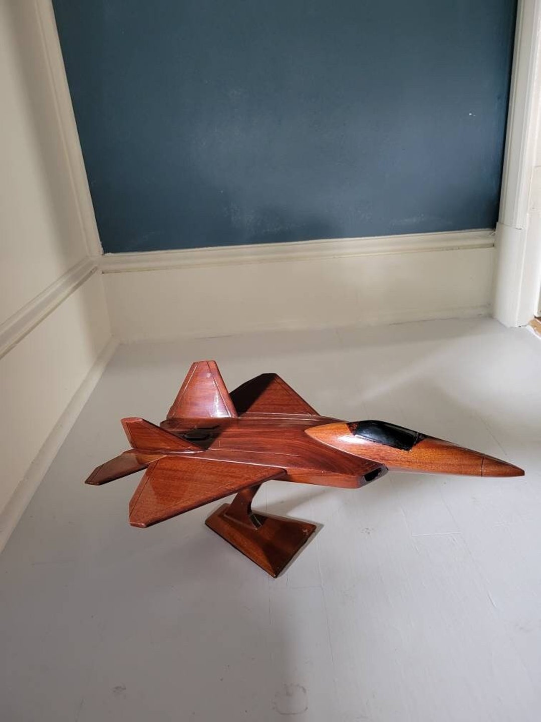 F22 Raptor Wooden Model - Etsy