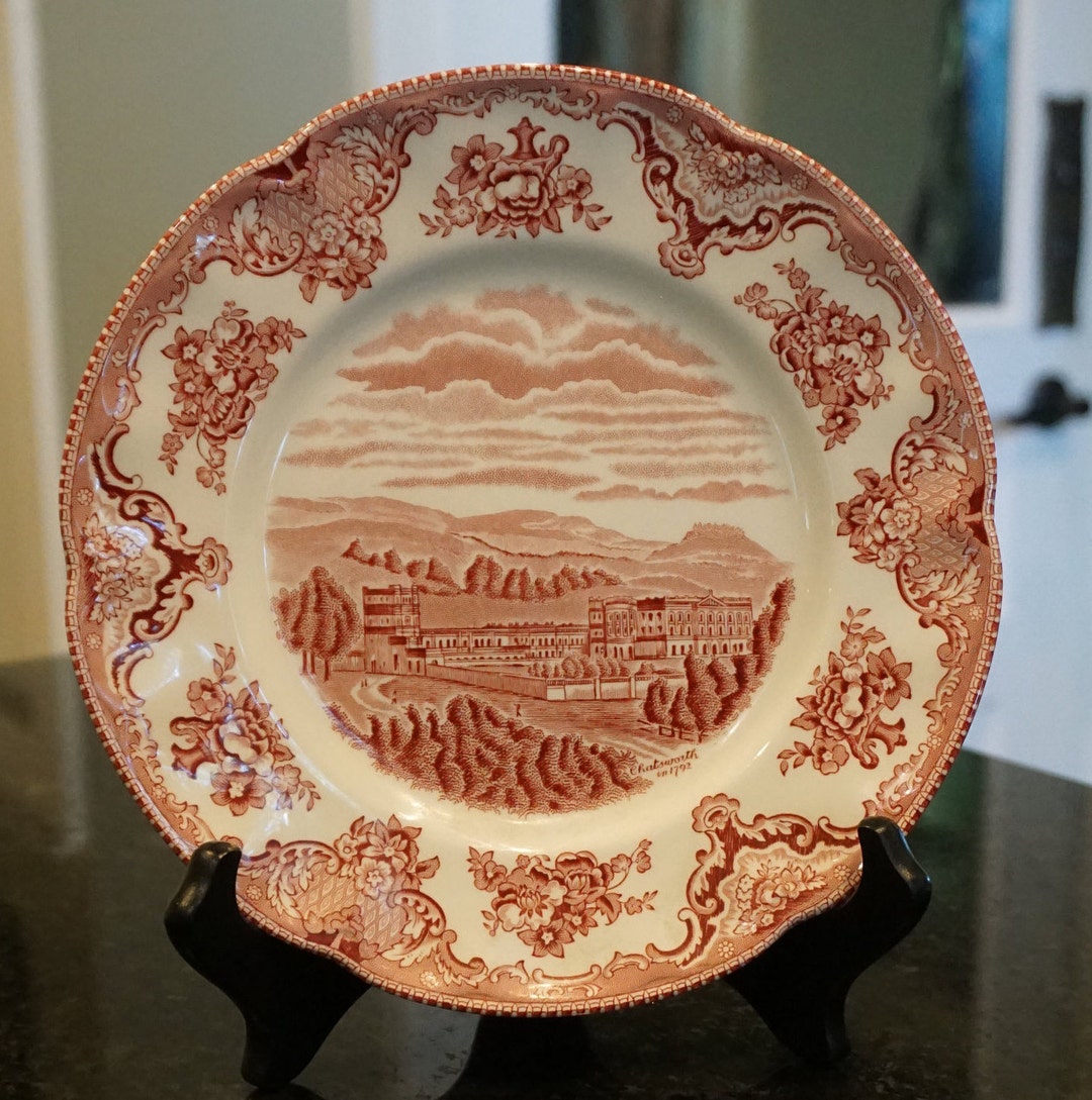 Vintage Chatsworth Castle Plate - Johnson Bros Plate - 1980s Plate With ...