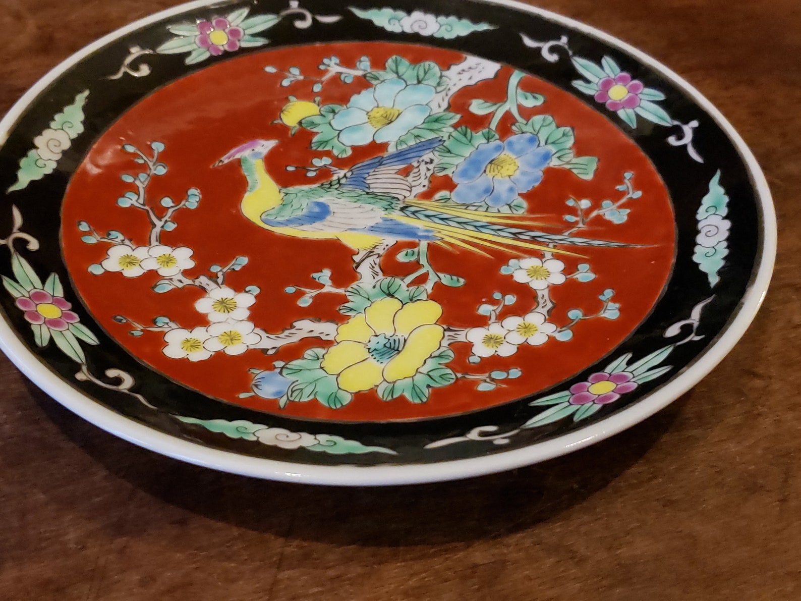 Vintage 1930s Japanese Pheasant Plate – Hand-painted Chinoiserie - Etsy