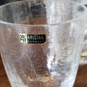Vintage 1960s WMF Crackle Cocktail Set MCM Crystal Cocktail Set WMF ...