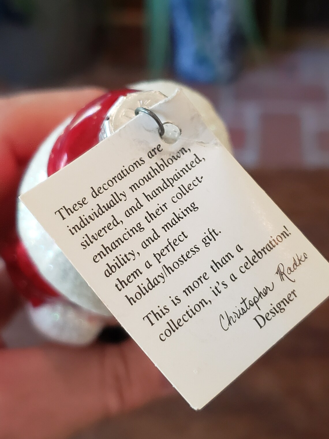 Vintage Christopher Radko Russian Santa Ornament - 1991 Christopher ...