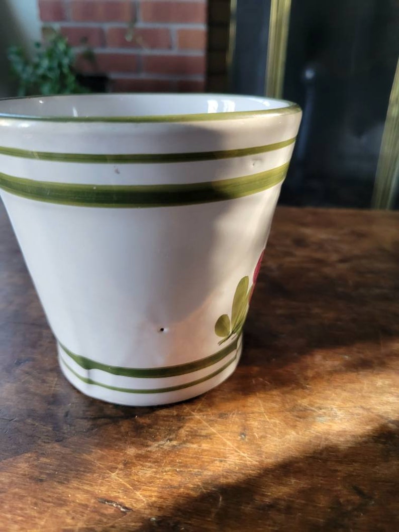 Italian Pottery Flowerpot Planter Cachepot Majolica Faience - Etsy