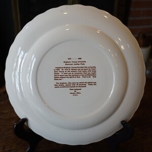 Vintage 1950 BYU Golden Jubilee Plate - BYU Diamond Jubilee 1875-1950 ...