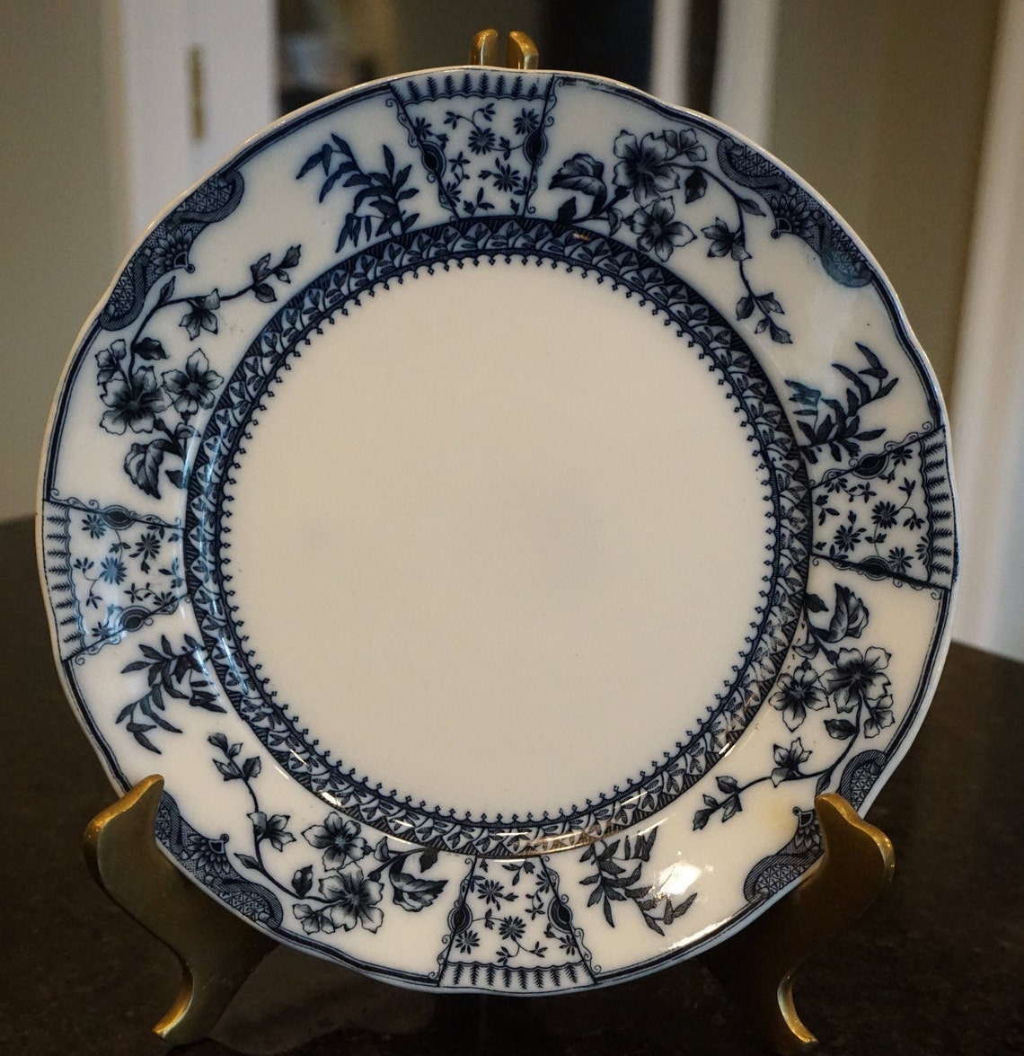 Antique Ridgways lichfield Plate Royal Semi - Etsy
