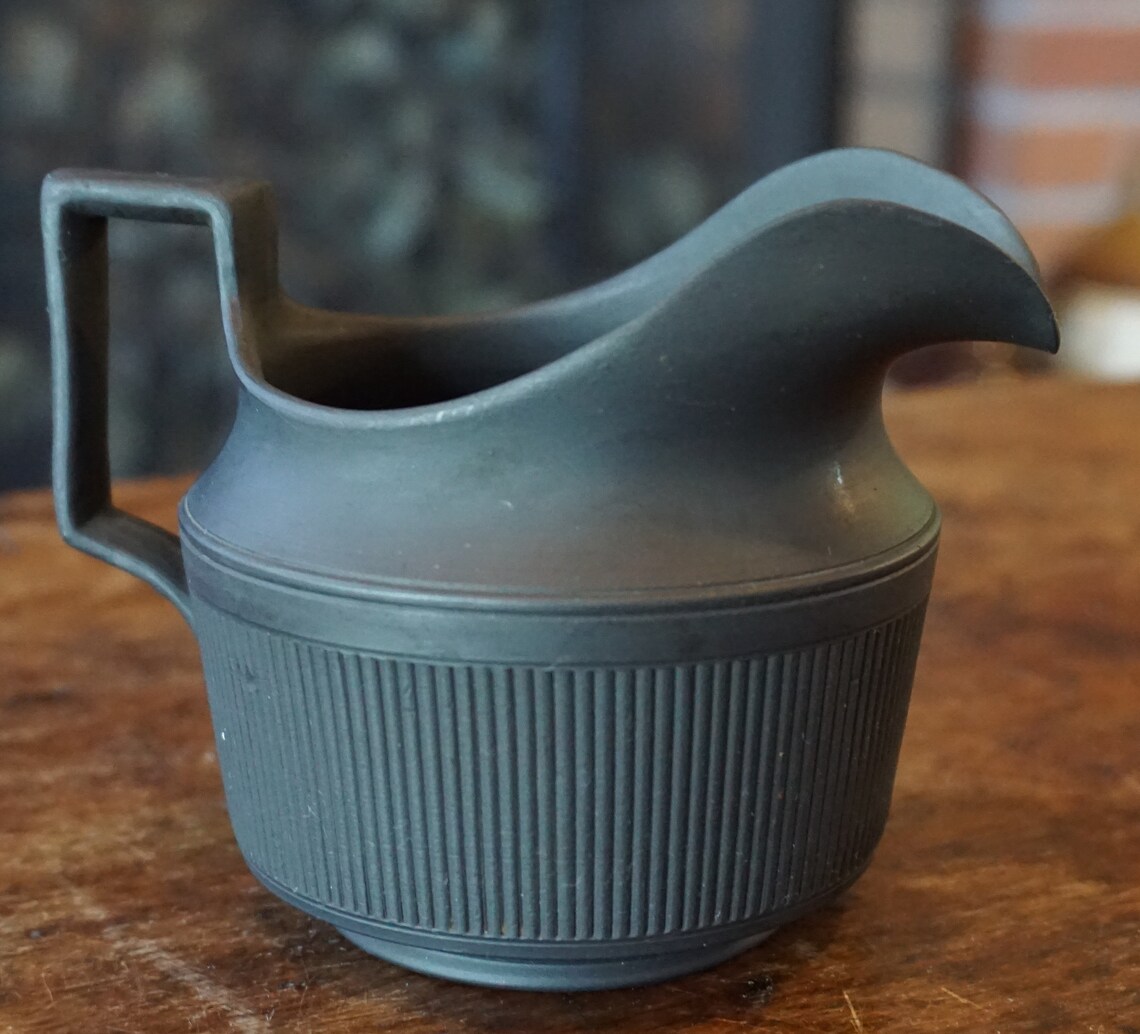 Antique Wedgwood Black Basalt Ware Creamer 1785 Basalt Ware - Etsy