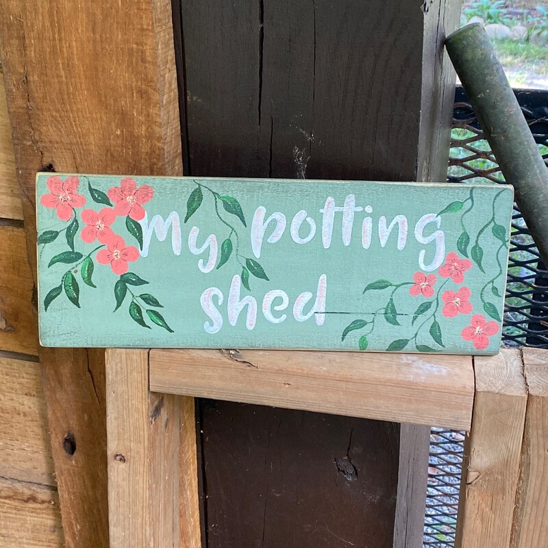 Potting Shed Sign - Etsy