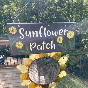 Sunflowers Garden Sign Garden Decor Sunflower Patch - Etsy