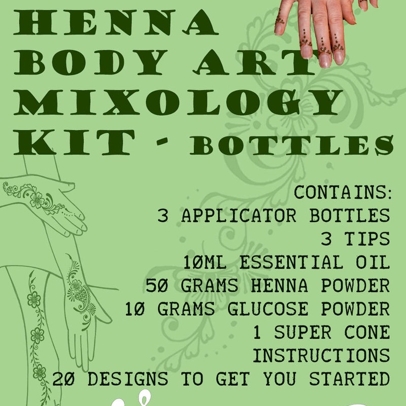 Henna Tattoo Kit - Etsy