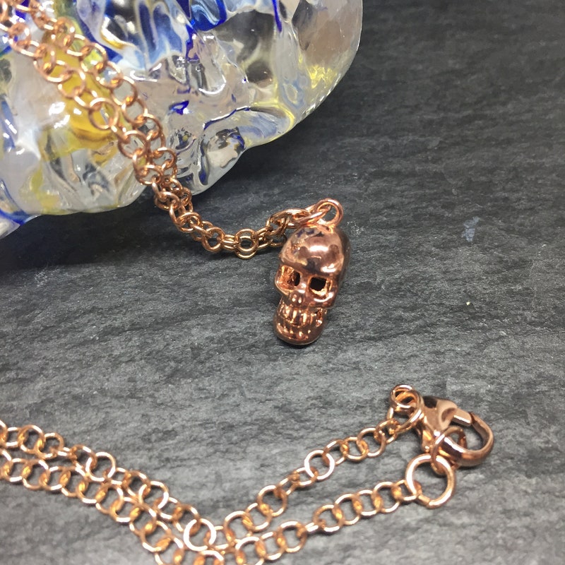 Rose Gold Skull - Etsy UK