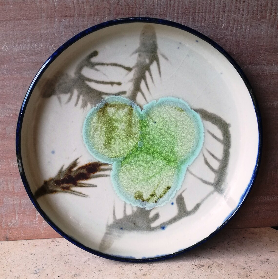 Creamy Glazed, Glass Melt, Ceramic Serving Dish - Etsy