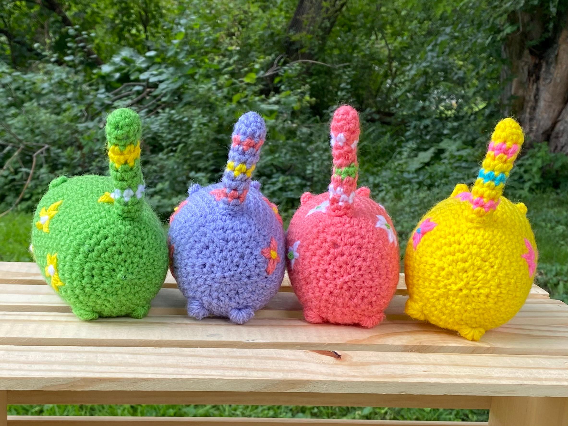 Cute Loaf Cat Made to Order Crochet Plushis, Retro Cat Hippy Vibe ...