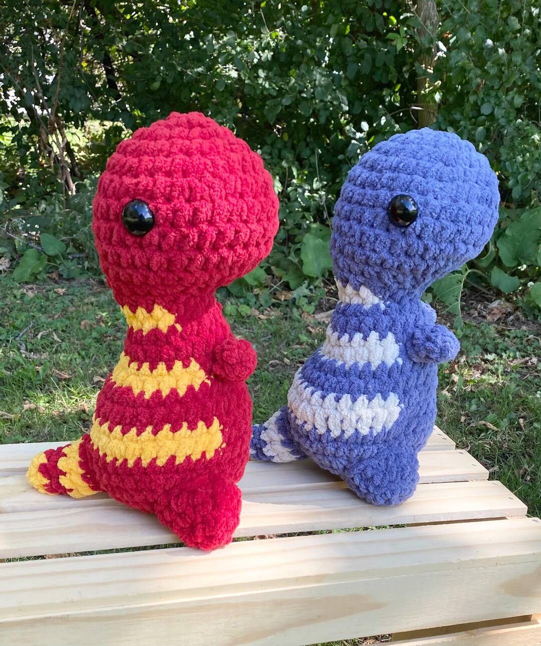 Jumbo T Rex Plush Toy Personalized, Made to Order Crochet Dino Stuffed ...