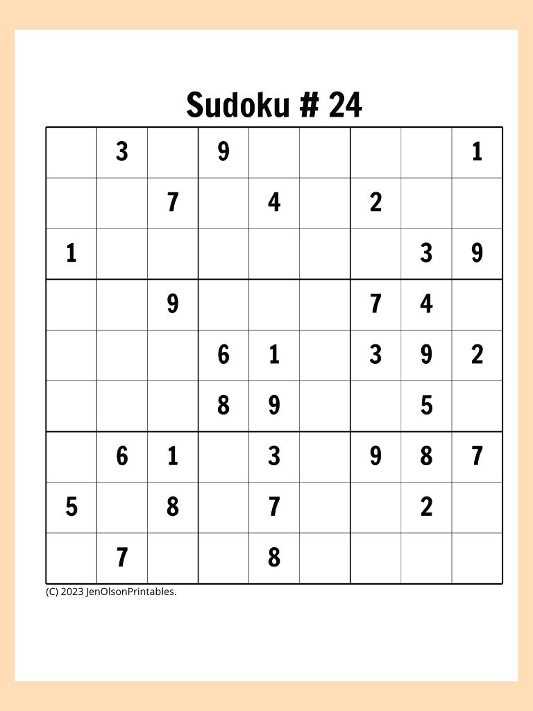 100 Easy Sudoku Puzzles Vol. 2 - Etsy