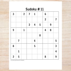 100 Hard Sudoku Puzzles Vol. 5 - Etsy