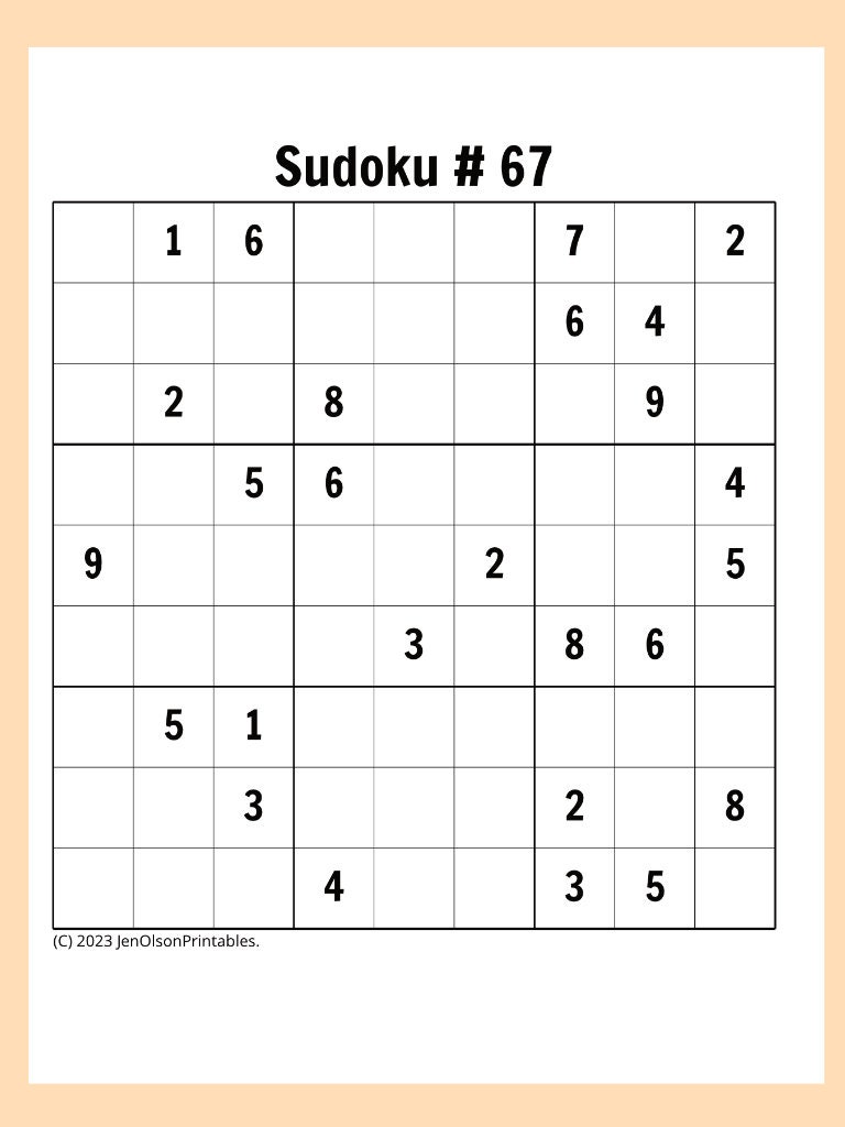 100 Hard Sudoku Puzzles Vol. 1 - Etsy