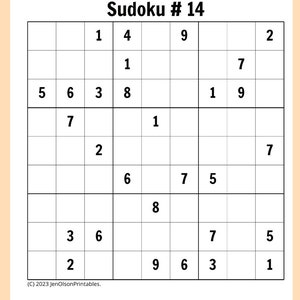 100 Hard Sudoku Puzzles Vol. 1 - Etsy