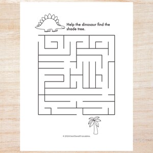 10 Fun Dinosaur Activity Sheets - Etsy