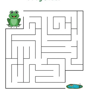 Frog Maze - Etsy