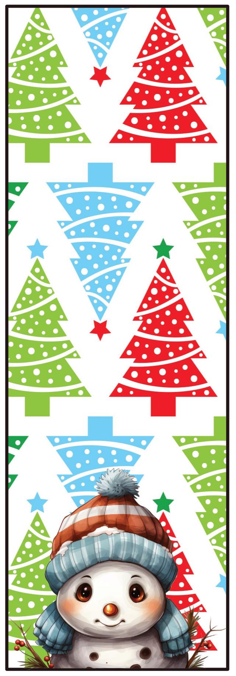Printable Christmas Bookmarks - Etsy