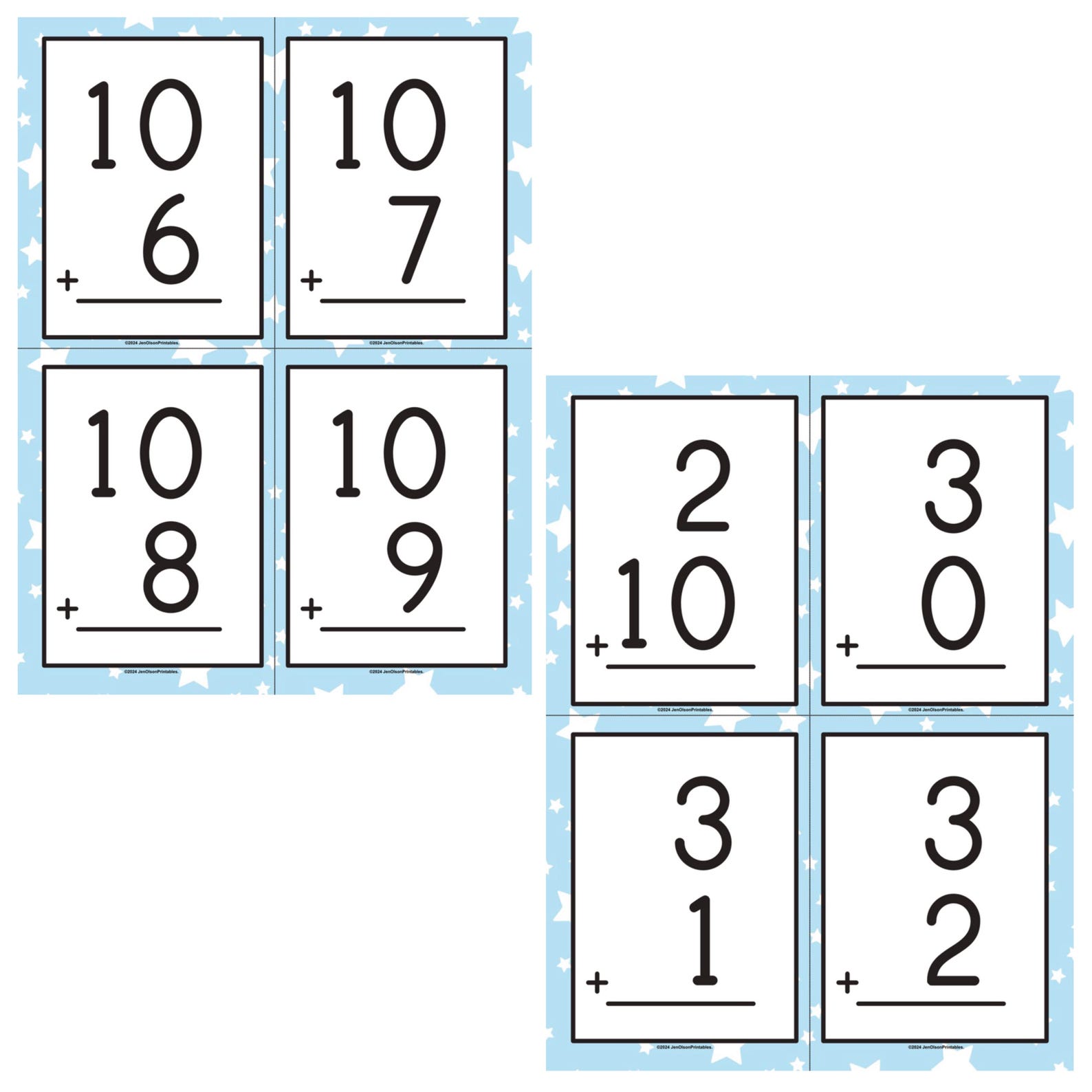 Addition Flashcards - Etsy