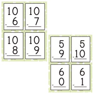 Printable Subtraction Flashcards 0-10 (PDF Download) - Etsy