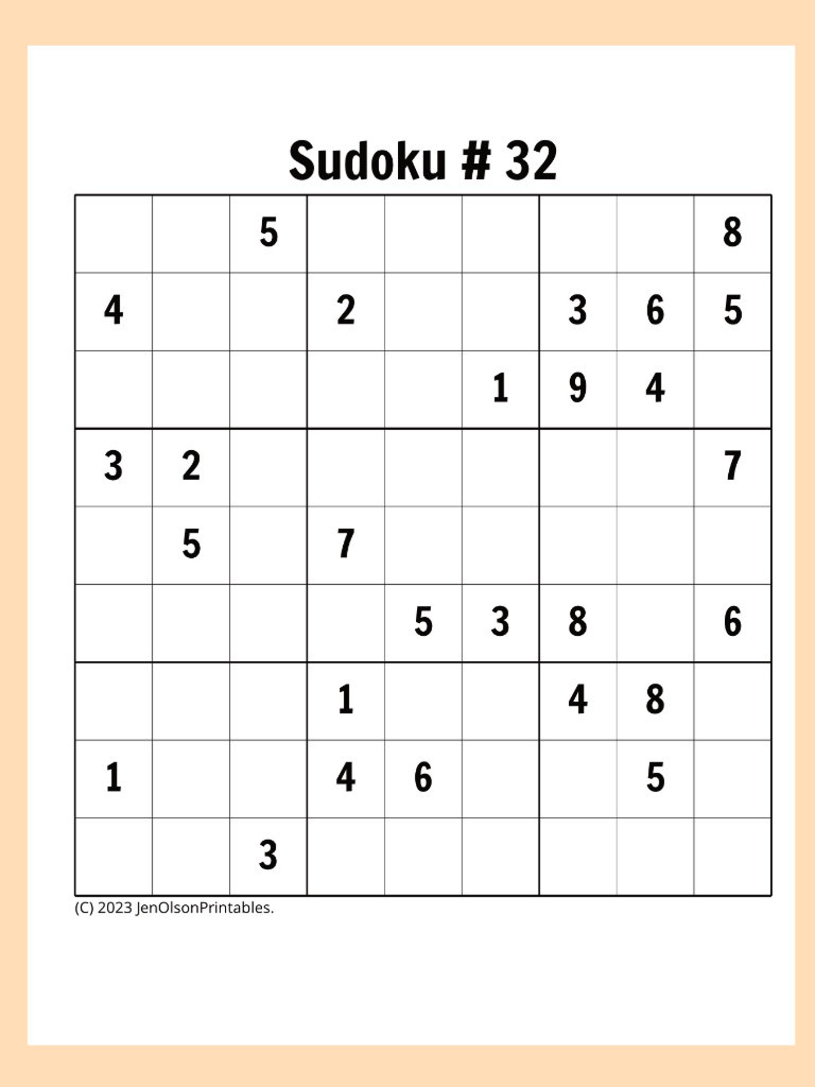 100 Hard Sudoku Puzzles Vol. 1 - Etsy