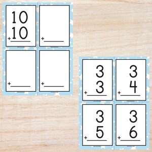 Addition Flashcards - Etsy